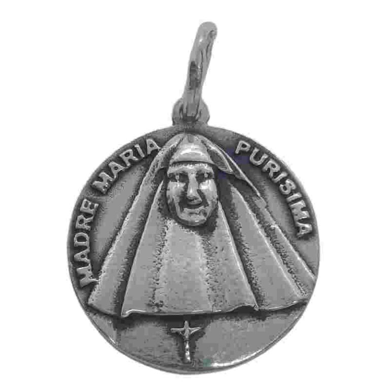 Medalla Madre María de la Purísima 1,9 cm – Antigua Cerería del Salvador